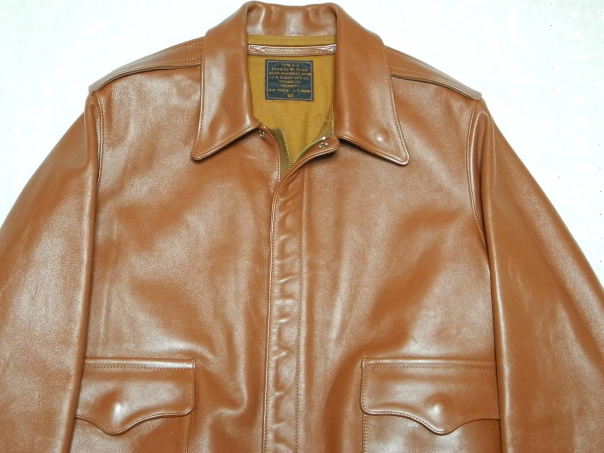 旧リアルマッコイズ A-2ジャケット J.A.DUBOW実名復刻 THE REAL McCOY’S A-2 JACKET(40インチ)｜売買さ ...