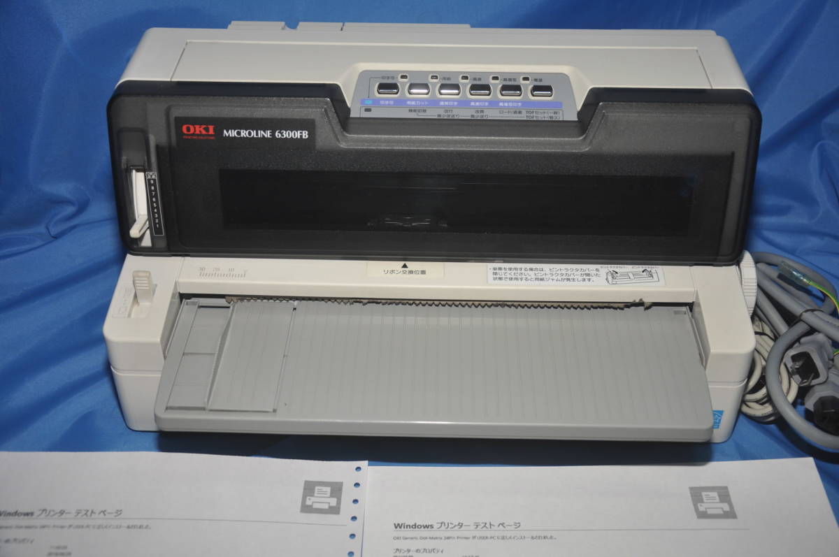 即納 OKI MICROLINE 6300FB ドットプリンター複写伝票に(ドットインパクトプリンタ)｜売買されたオークション情報、yahooの商品情報をアーカイブ公開 - オークファン ...