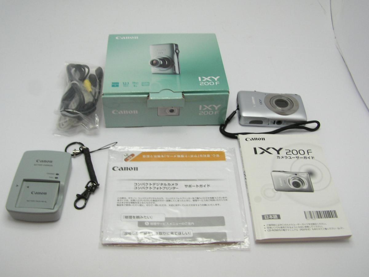 ハロ-カメラ 4302 CANON IXY 200F シルバー 1210万画素 SD/SDHC/SDXC対応 初期化済み バッテリー 充電器 説明書付き(キヤノン)｜売買されたオークション情報 ...