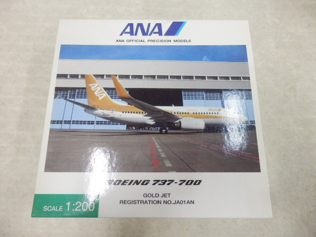 1/200 NH20019 ボーイング 737-700 GOLD JET JA01AN ANA(民間航空機)｜売買されたオークション情報 ...