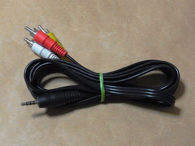 変換ケーブル 4極 3.5mm ミニプラグ ⇔ RCA 1.7m Y-W-R-E(ピンケーブル)｜売買されたオークション情報、yahooの商品 ...
