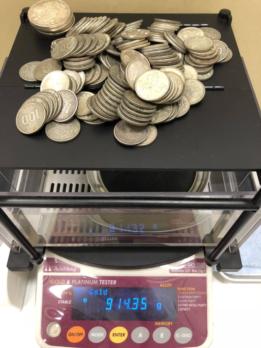 100円 1000円銀貨おまとめ 鳳凰 稲 オリンピック 100円×166 1000円×6 合計914.35g(昭和)｜売買されたオークション情報、yahooの商品情報をアーカイブ公開 ...