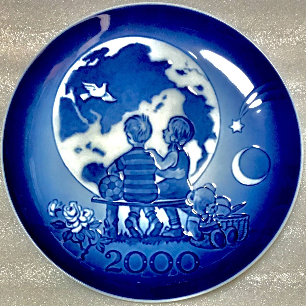 Royal Copenhagen ロイヤルコペンハーゲン イヤープレート The Millennium Plate 2000 ミレニアム ...