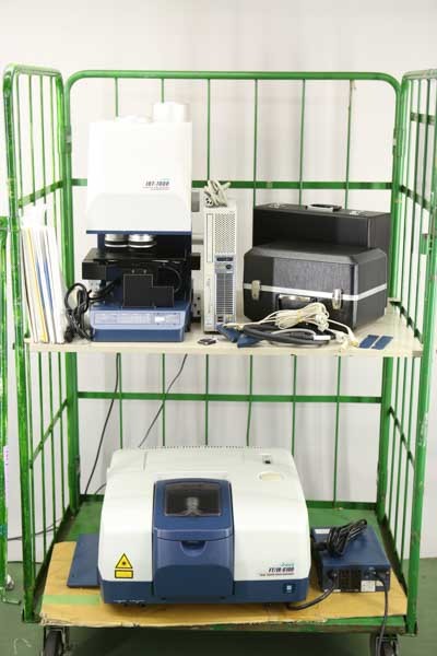 DW Jasco IRT-7000 Infrared Microscope FT/IR-6100フーリエ変換赤外分光光度計 PC-MY30AEZE4NECパソコン付 赤外顕微鏡 ...
