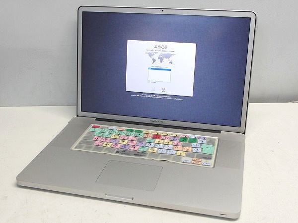 Apple Macbook Pro A1297 Core i7/2.66/4GB/500GB 17インチ Mid2010 Final cut ...