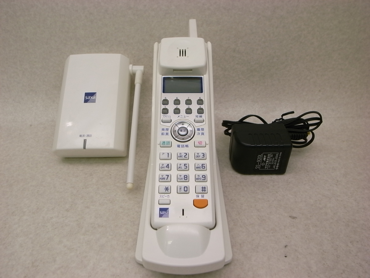 SAXA/サクサ ビジネスフォン コードレス WS600 W 白 保証付/即日出荷/当日引取可/大阪発 No.7(サクサ)｜売買された ...