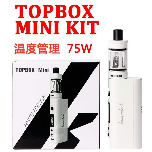 電子 タバコ スターターキットVape 75W 4ml アトマイザー 温度管理 機能付き 耐高温ガラス 禁煙セット MircoUSB充電 1円 ...