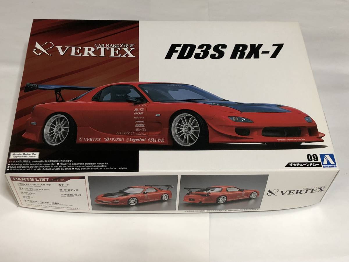 未組立 アオシマ 1/24 FD3S RX-7 VERTEX VIP American usdm jdm(マツダ)｜売買されたオークション情報 ...