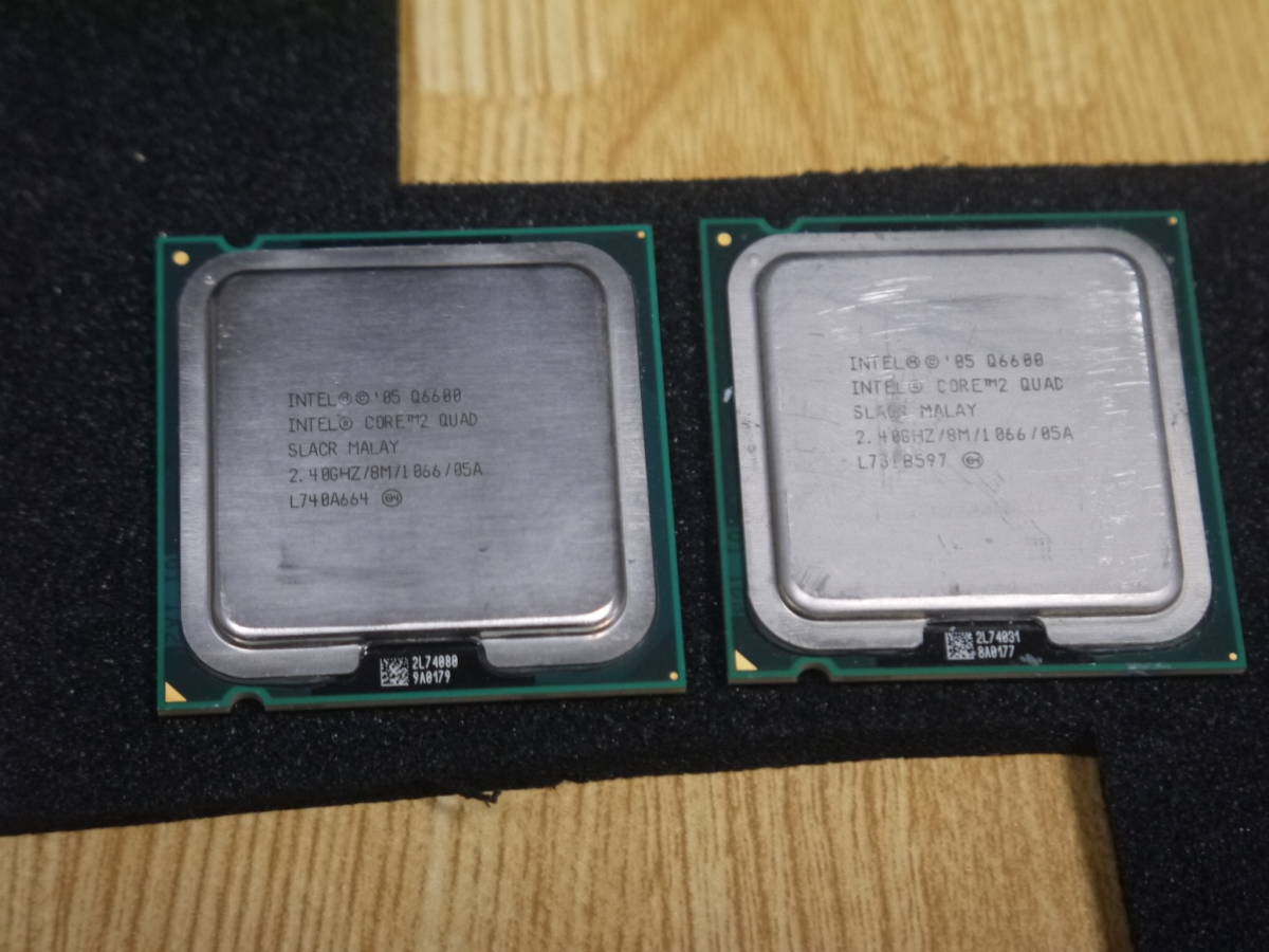 Core 2 Quad Q6600 2.40GHz/8M/1066 SLACR LGA775 2個セット(Core2)｜売買されたオークション ...