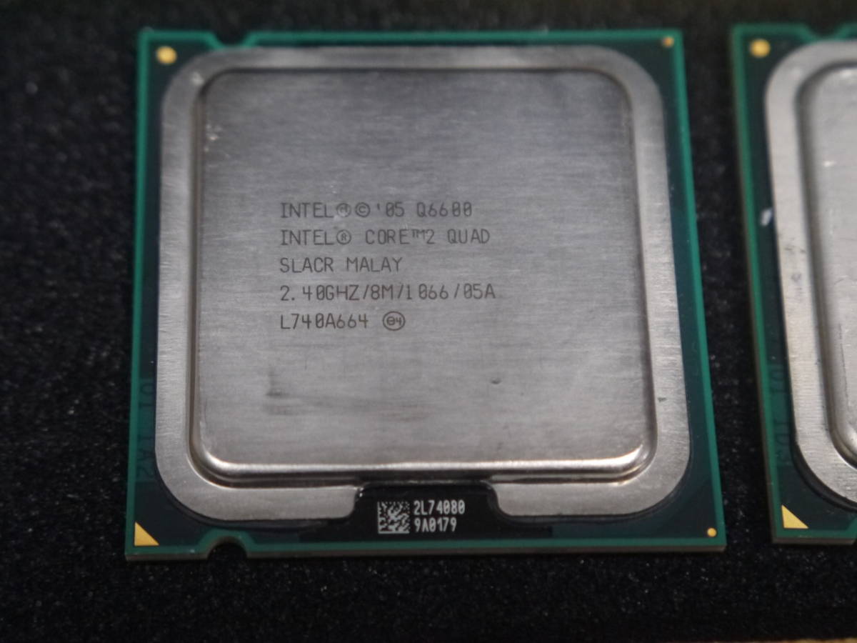 Core 2 Quad Q6600 2.40GHz/8M/1066 SLACR LGA775 2個セット(Core2)｜売買されたオークション ...
