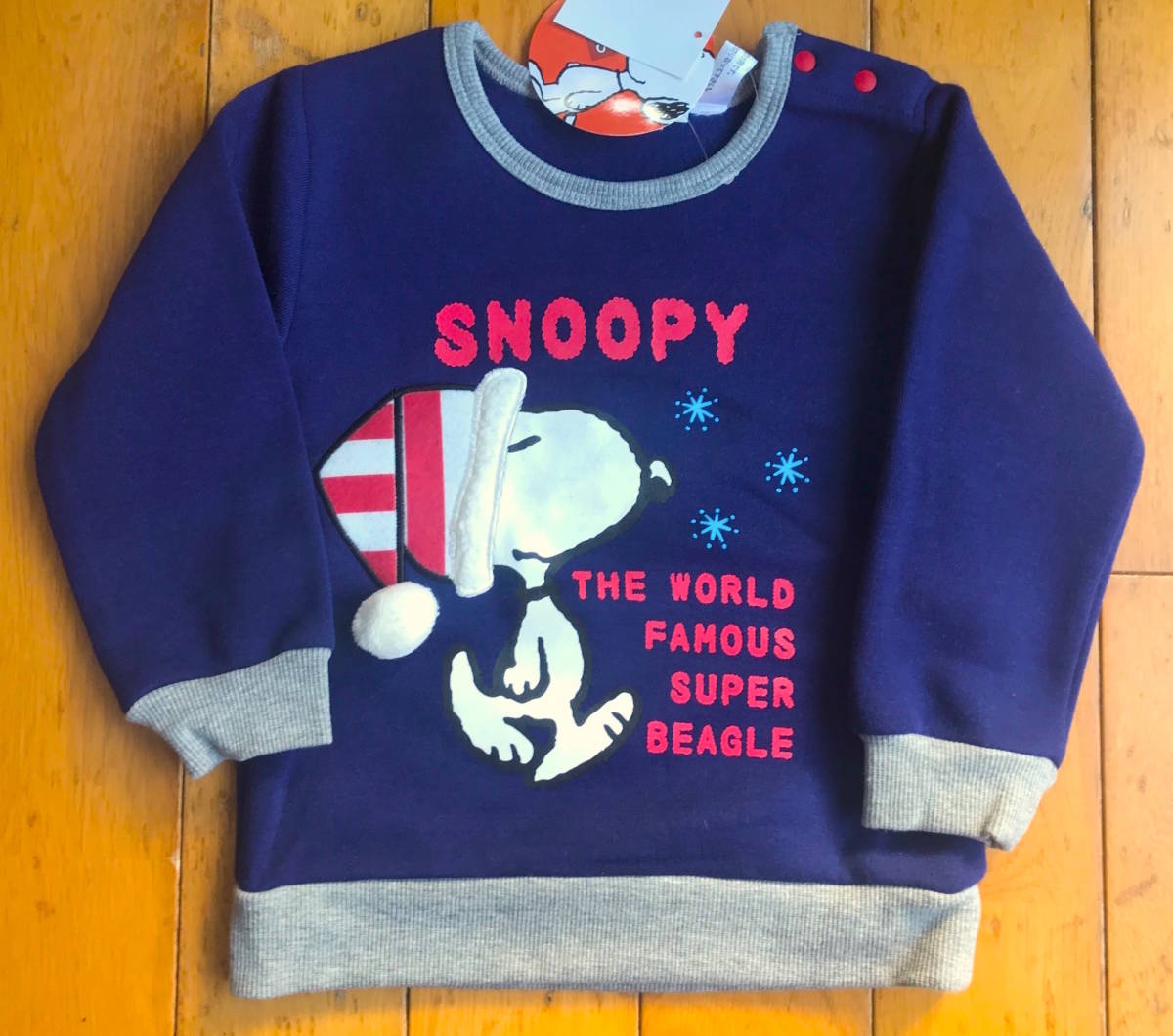 タグ付 ピーナッツ PEANUTS スヌーピー プリント あったか裏起毛トレーナー 95cm 2-3才目安(90（85～94cm）)｜売買されたオークション情報、yahooの商品情報を ...