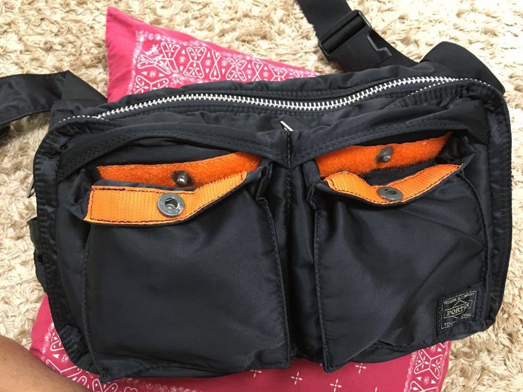 正規品 PORTER GOODENOUGH ボディバッグ ウエストバッグ ポーター グッドイナフ 別注 ダブルネーム リュック 斜め掛け バッグ 黒(ショルダーバッグ)｜売買されたオークション ...