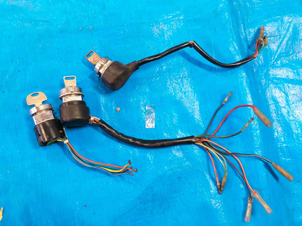 ホンダ 純正 メインキー 3個 モンキー 4L Z50J Z50Z Z50M CS50 CS65 CS90 C100 C105 CB72 CB92 C50 C65 c70 CB93 CM90 ...