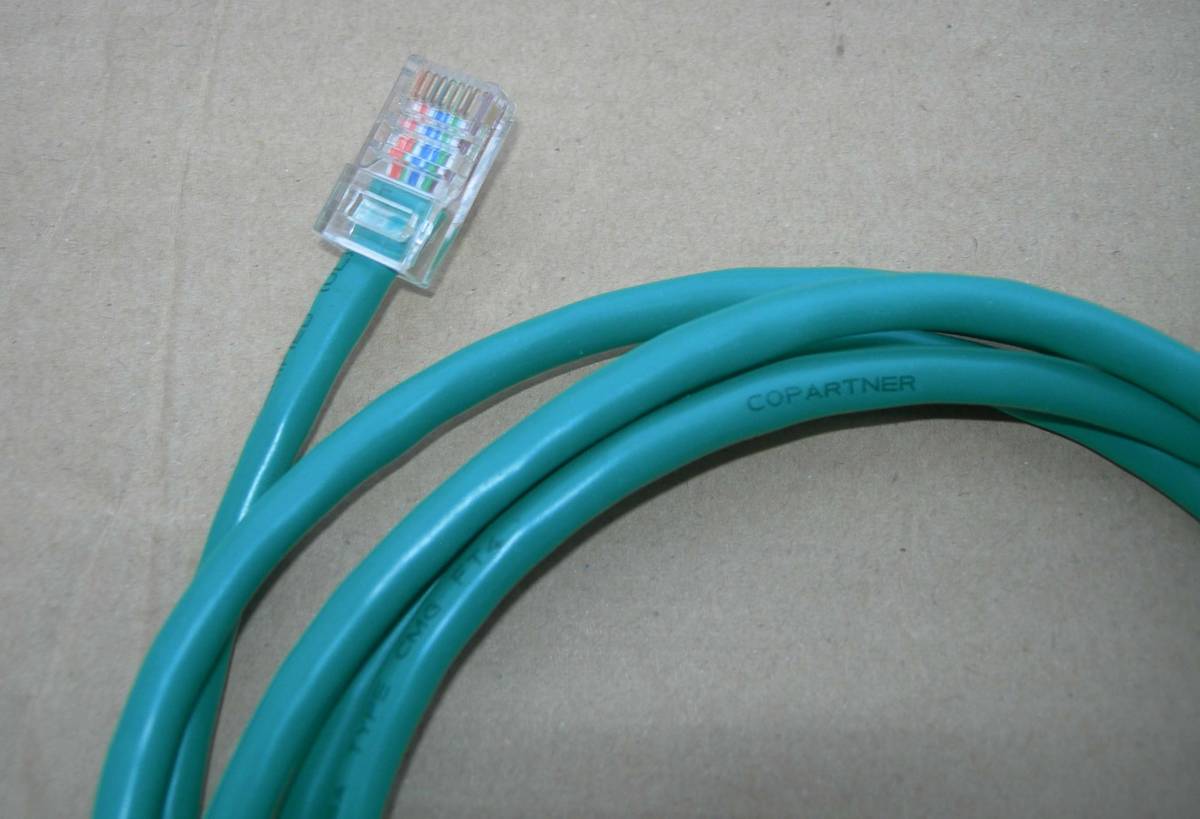 LANケーブル 約2.0m E188601-J TYPE CM 24AWG/4PRS .. CAT.5 PATCH CABLE TO TIA ...