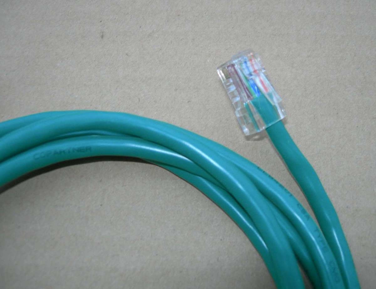 LANケーブル 約2.0m E188601-J TYPE CM 24AWG/4PRS .. CAT.5 PATCH CABLE TO TIA ...