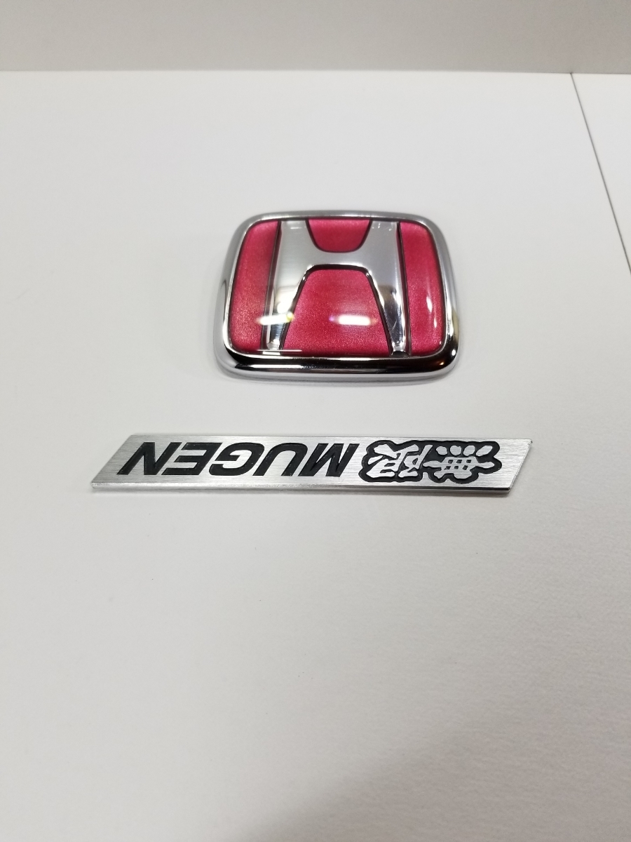 無限 MUGEN インテグラ シビック アコード CR-X ステップ エンブレム ステッカー FD2 AP1 AP2 DC5 EP3 CL7 EK9 S2000 FK2 FN2(リア)｜売買さ ...
