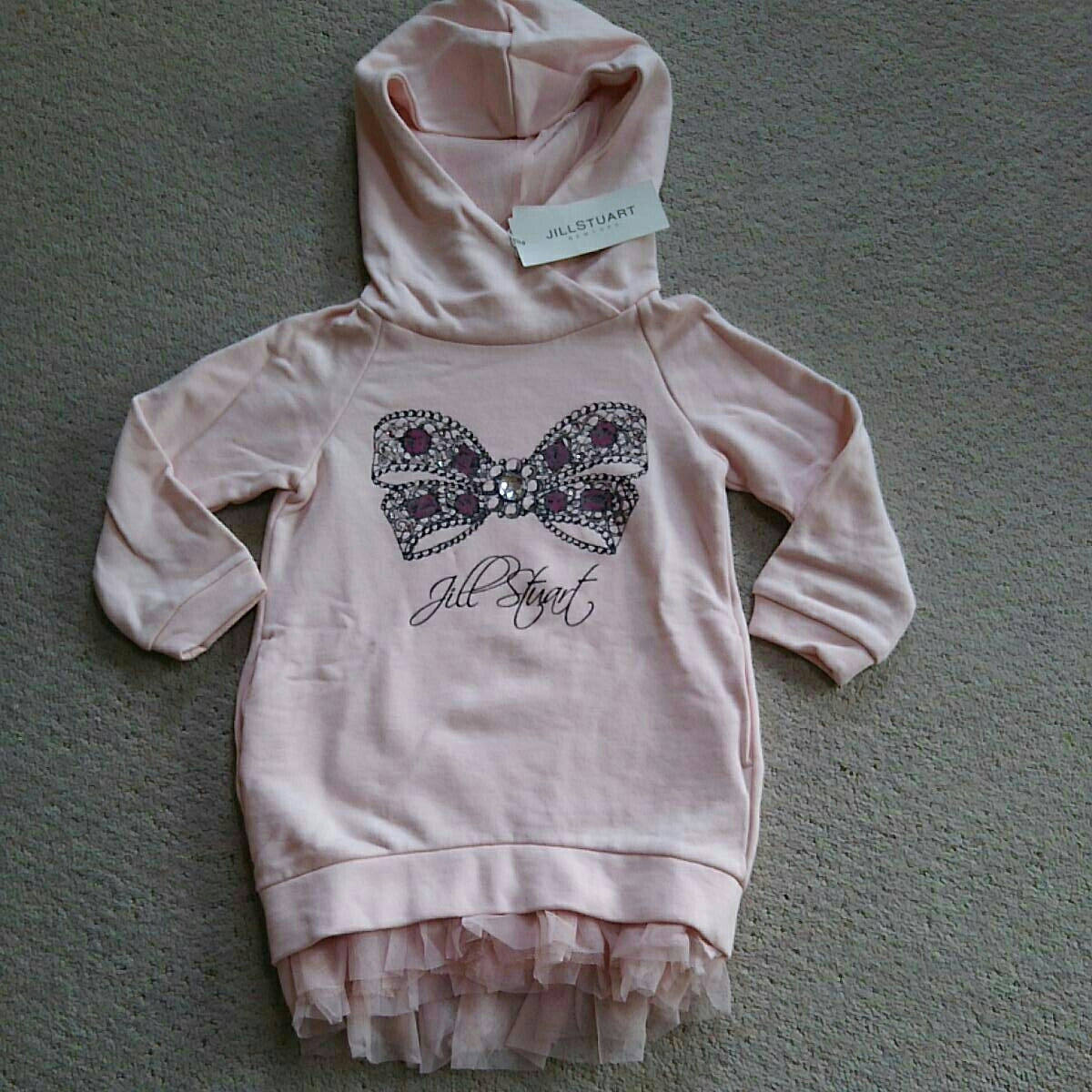 タグつき パーカーワンピース JILLSTUART 100㎝ジルスチュアート(100（95～104cm）)｜売買されたオークション情報、yahooの商品情報をアーカイブ公開 - オークファン ...