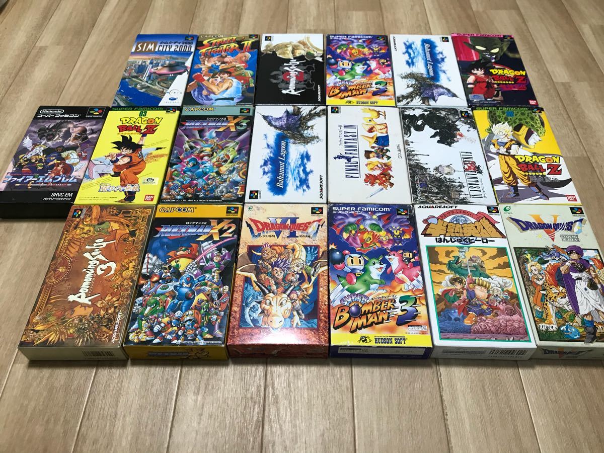 SFC 19本 セット ロックマン X2 X3 ドラゴンボール ボンバーマン ファイナルファンタジー ロマサガ ファイアーエムブレム み(スポーツ、その他)｜売買されたオークション情報 ...