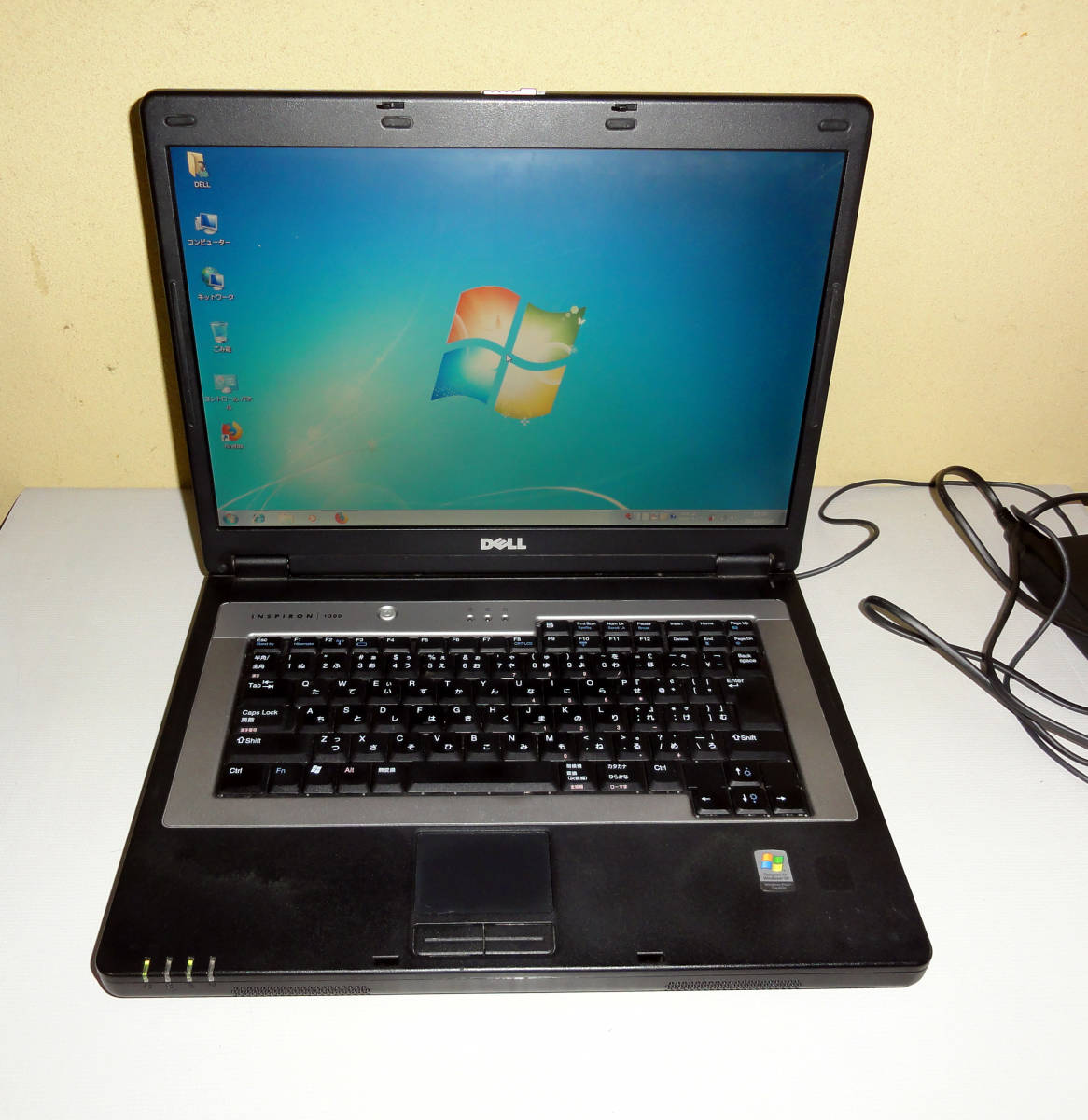 DELL Inspiron 1300 PentiumM 2.0GHz RAM 2GB HDD 40GB Windows7 Pro 32bit ...