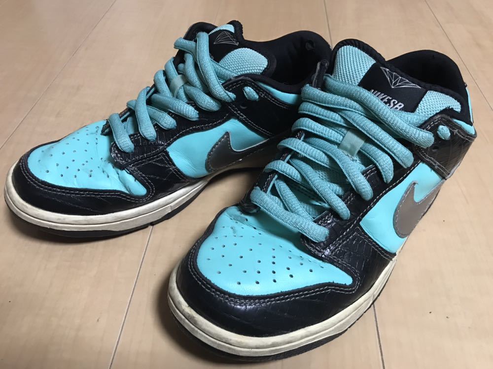 ナイキ NIKE DUNK LOW PRO SB DIAMOND TIFFANY ダイヤモンドティファニースニーカー 25cm(25.0cm)｜売買されたオークション情報、yahooの商品情報 ...