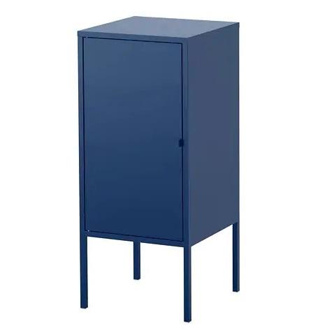 IKEA イケア LIXHULT リックスフルトキャビネット メタル ダークブルー リビングルーム シェルフ＜35x60 cm＞ 0331(キャビネット、デスクワゴン)｜売買されたオークション ...