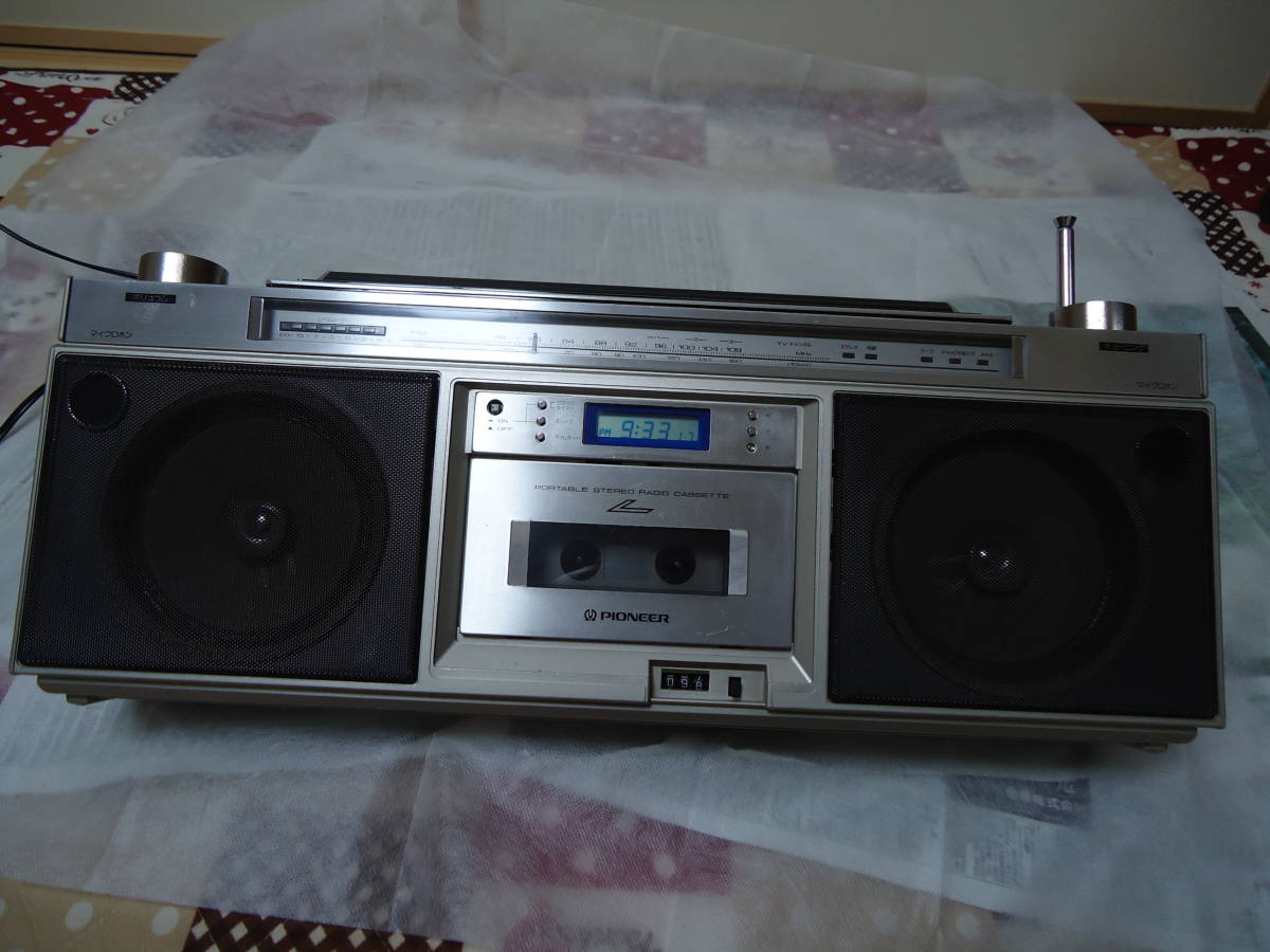 昭和レトロ PIONEER ステレオラジカセ SK-600 ラジオ良好／カセットなどに不具合あり／ジャンク(ラジカセ)｜売買されたオークション ...