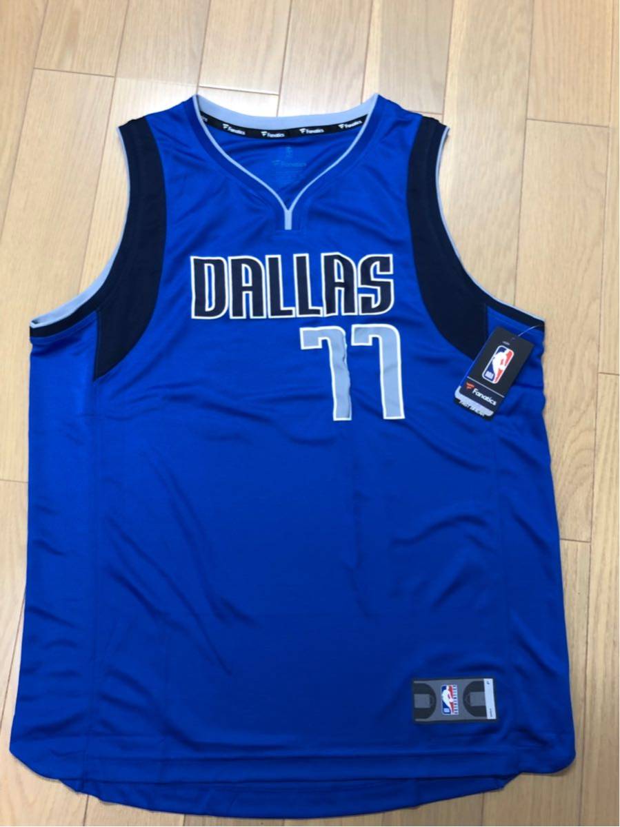 新品 NBA JERSEY FANATICS LUKA DONCIC 77 MAVS Dallas Mavericks ルカ ドンチッチ ...