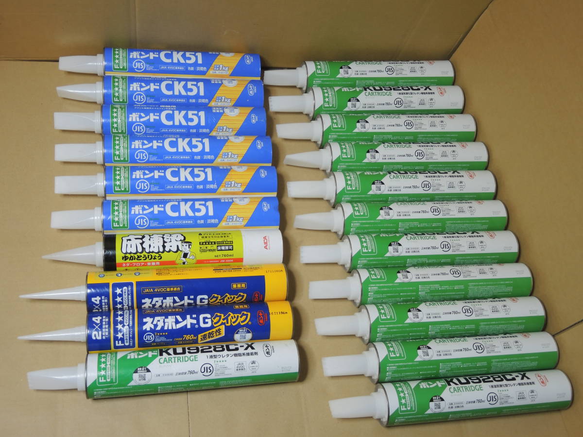コニシボンド KU928C-X 760ml×12 CK51 1kg×6 接着剤など 合計21点 まとめて 大量セット 26(接着剤、ボンド、テープ)｜売買されたオークション情報、yahooの ...