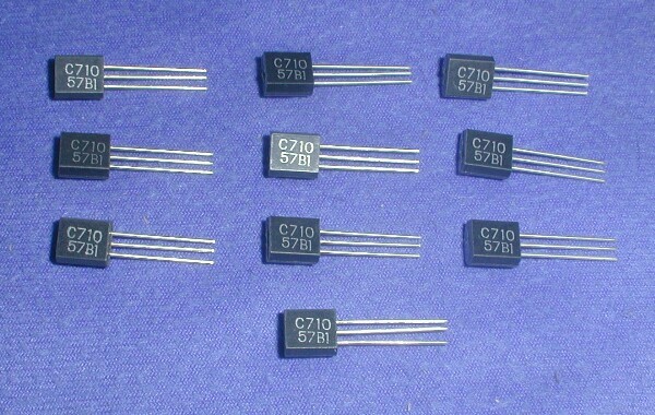 高周波用シリコントランジスタ 三菱 2SC710 10本セット(トランジスタ)｜売買されたオークション情報、yahooの商品情報をアーカイブ ...