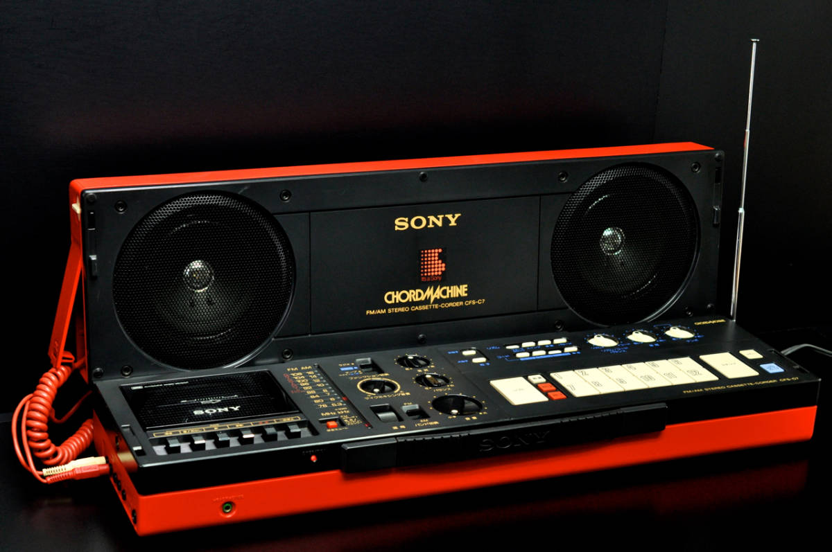 長期保管／ ／基本 品 ソニー コードマシン CFS-C7 SONY CHORD MACHINE FM/AM STEREO CASETTE ...