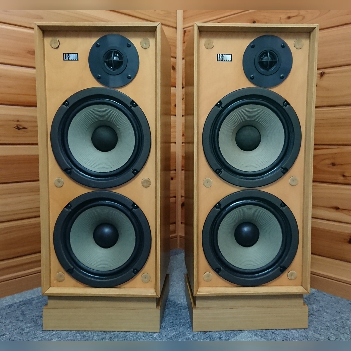 TRIO 現KENWOOD LS-3000ビンテージスピーカー ペア 台付き(ケンウッド)｜売買されたオークション情報、yahooの商品情報を ...