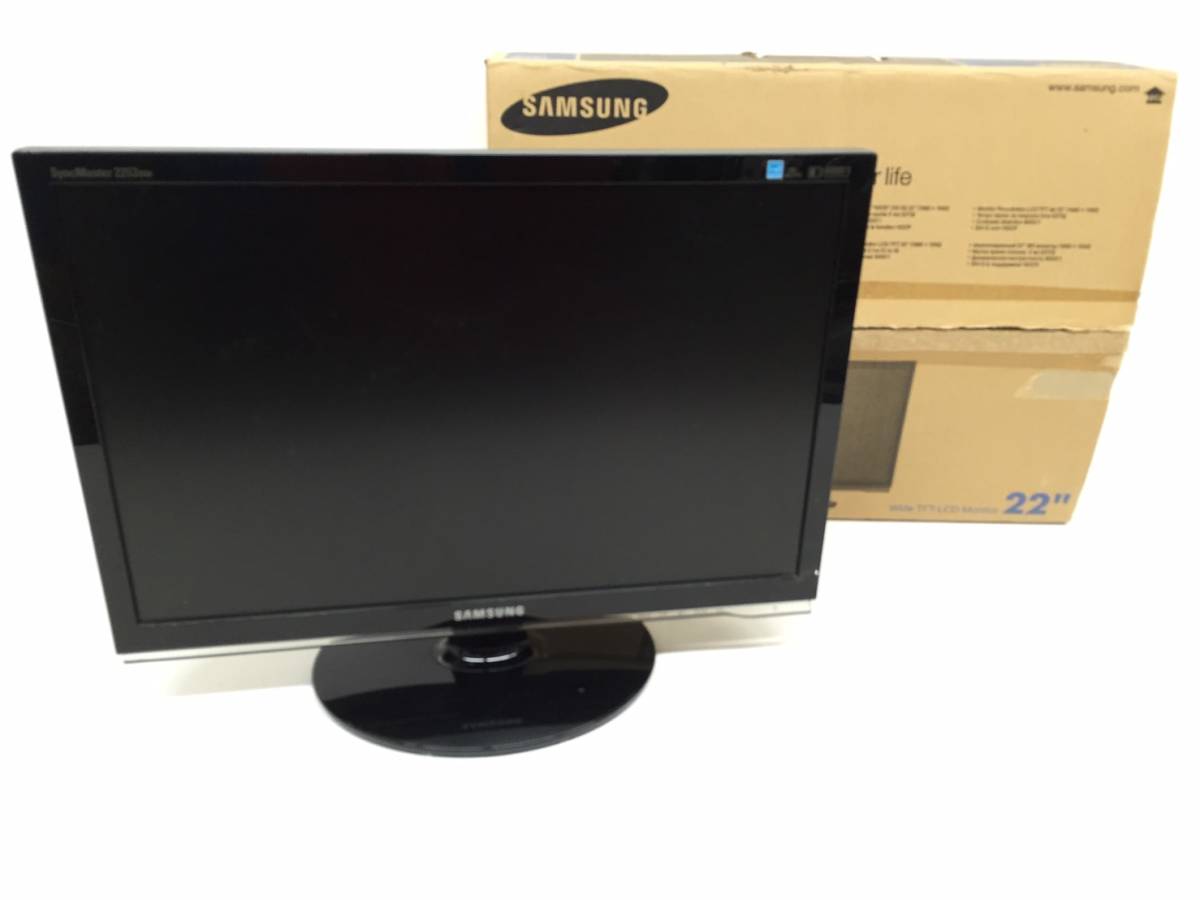 10231759 SAMUSUNG/サムスン SyncMaster LCDモニター 2253BW 22インチ/液晶モニター w412-3(22 ...