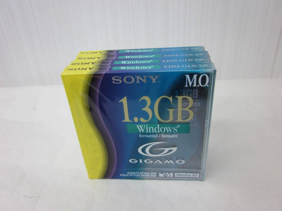 SONY MOディスク 4枚 GIGAMO 1.3GB Windows EDM-G13CDF ②(MO)｜売買されたオークション情報 ...