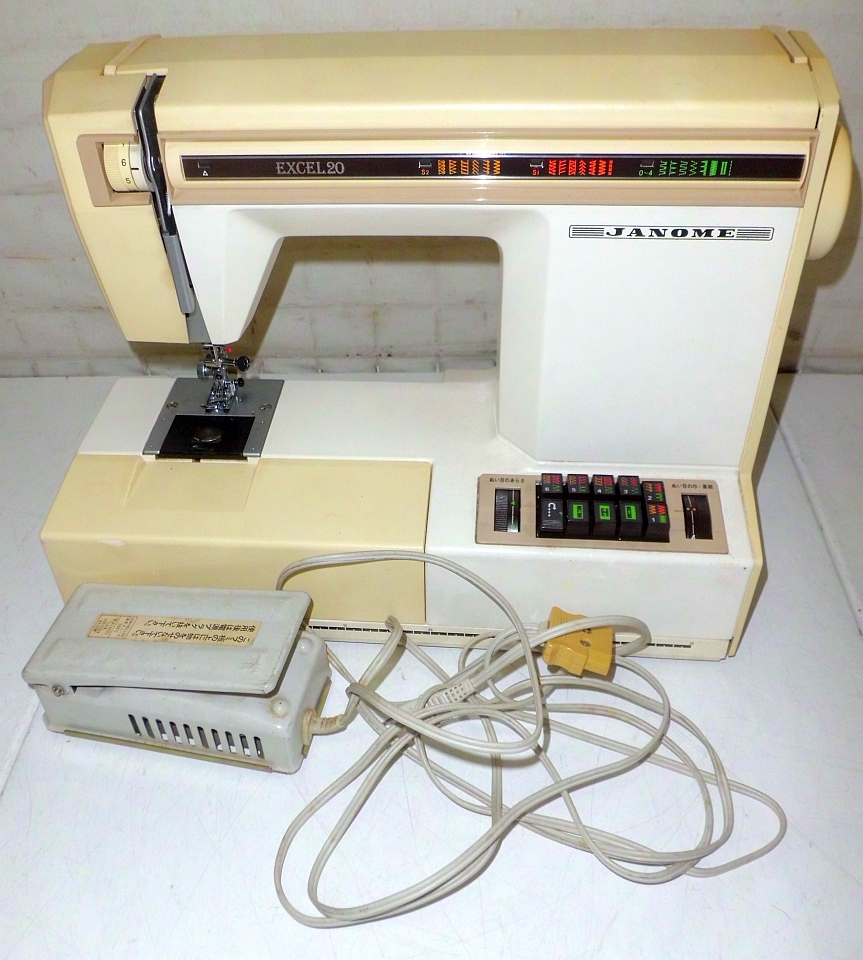 KI190419 ジャノメミシン JANOME MODEL 627 EXCEL20 ジャノメ モデル627 難あり品(ジャノメ)｜売買された ...