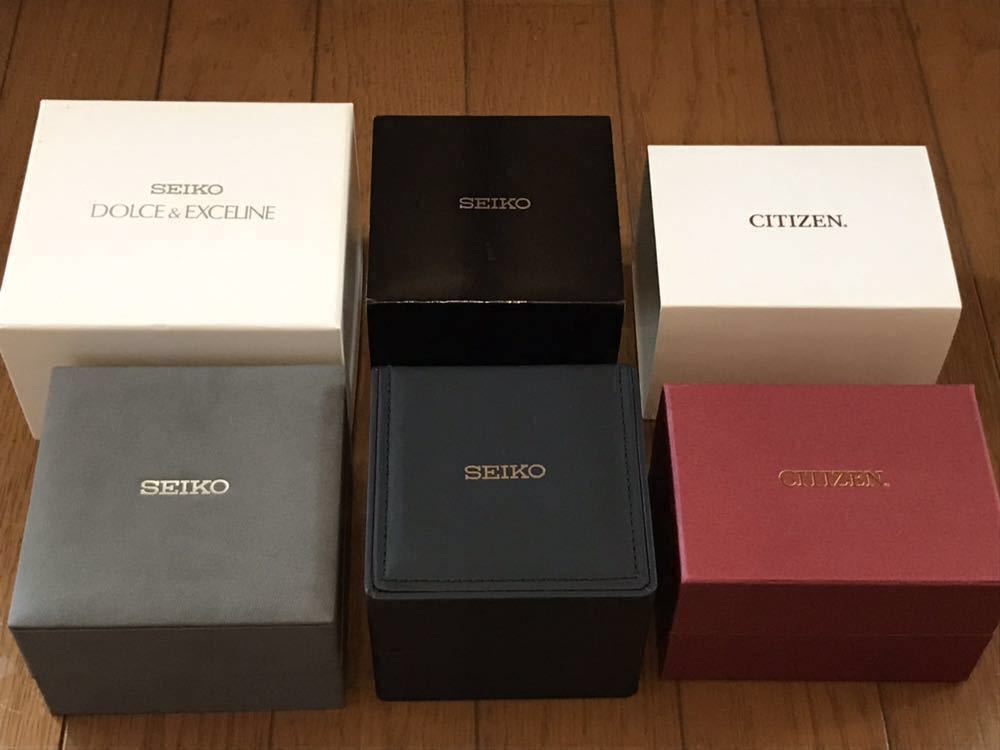 SEIKO セイコー 純正 BOX CITIZEN シチズン 純正 BOX(箱、保証書、付属品)｜売買されたオークション情報、yahooの商品 ...