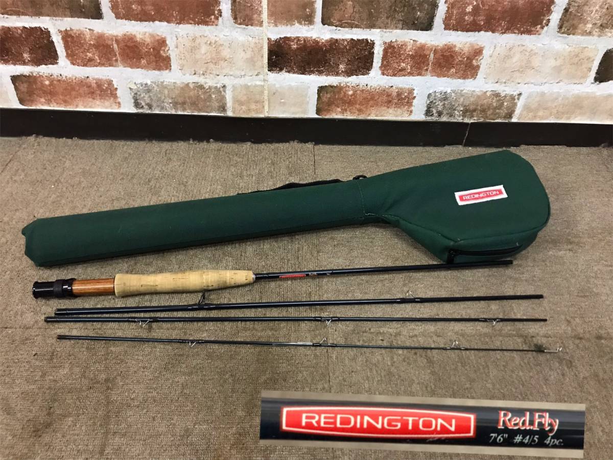 C-919②: Redington/レディントン Red Fly 7'6 #4/5 4pc. フライロッド 釣具 現状品(フライロッド)｜売買 ...