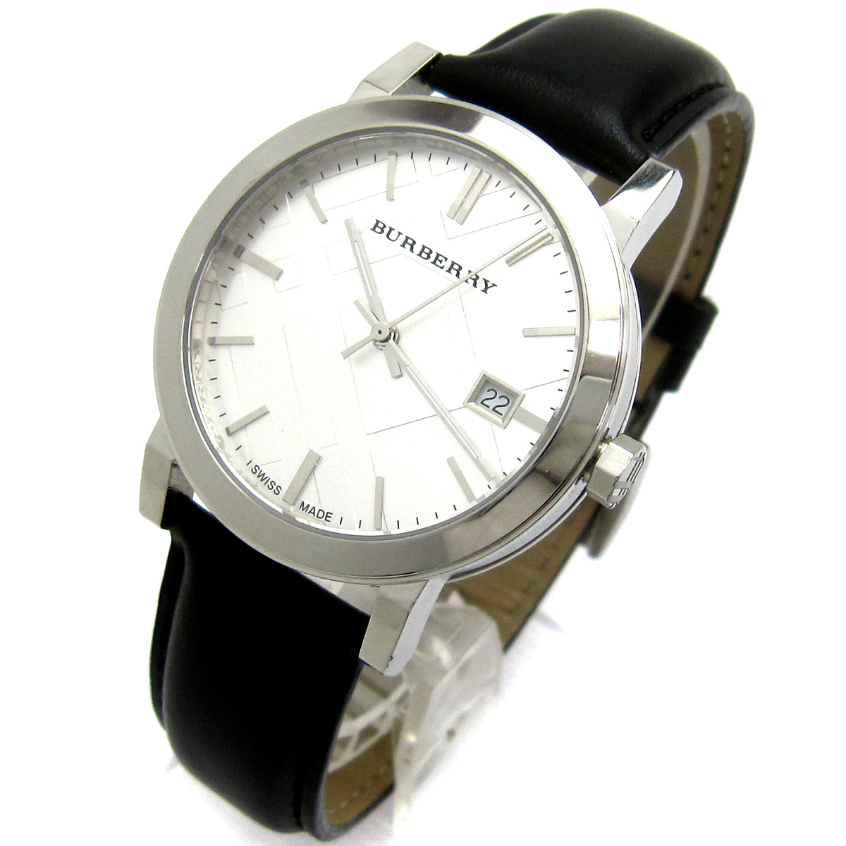 1円 バーバリー ヘリテージ メンズ シルバー文字盤 BU9008 時計 BURBERRY(バーバリー)｜売買されたオークション情報 ...