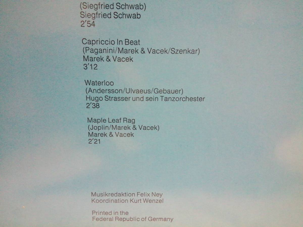 ドイツ盤 LP take-off2/Paul Kuhn Peter Power Pinkey Joe Siegfried Schwab ...