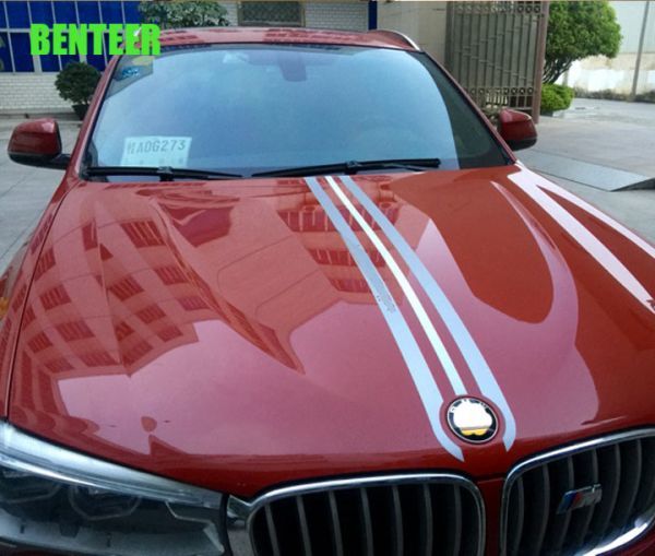 BMW Mパフォーマンス ボンネット ステッカー Mスポーツ e30 e34 e36 e39 e46 e53 e60 e61 e64 e70 e85 e87 e90 e83 f10 f20 ...