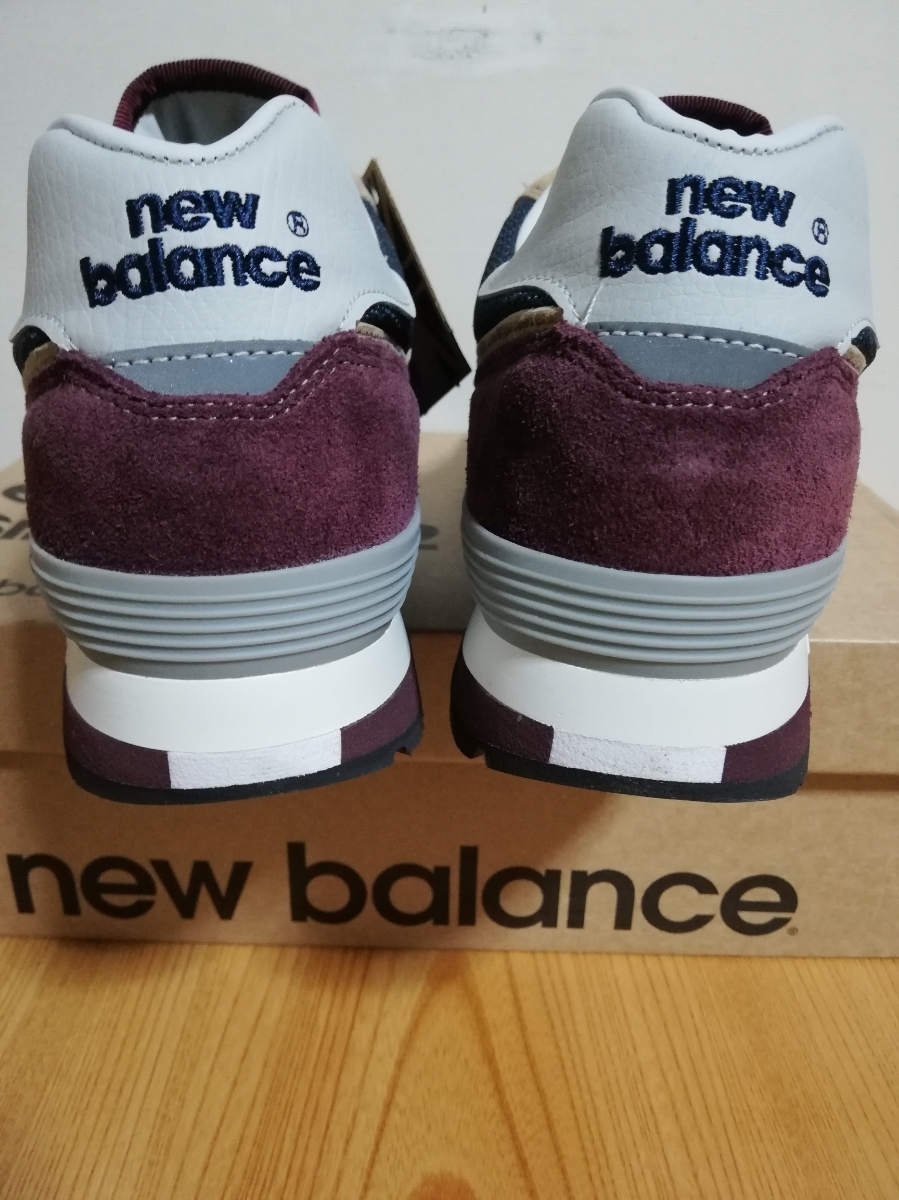 ニューバランス new barance OM576OBN Made in England バーガンディ/ネイビー us9.5 27.5cm ...