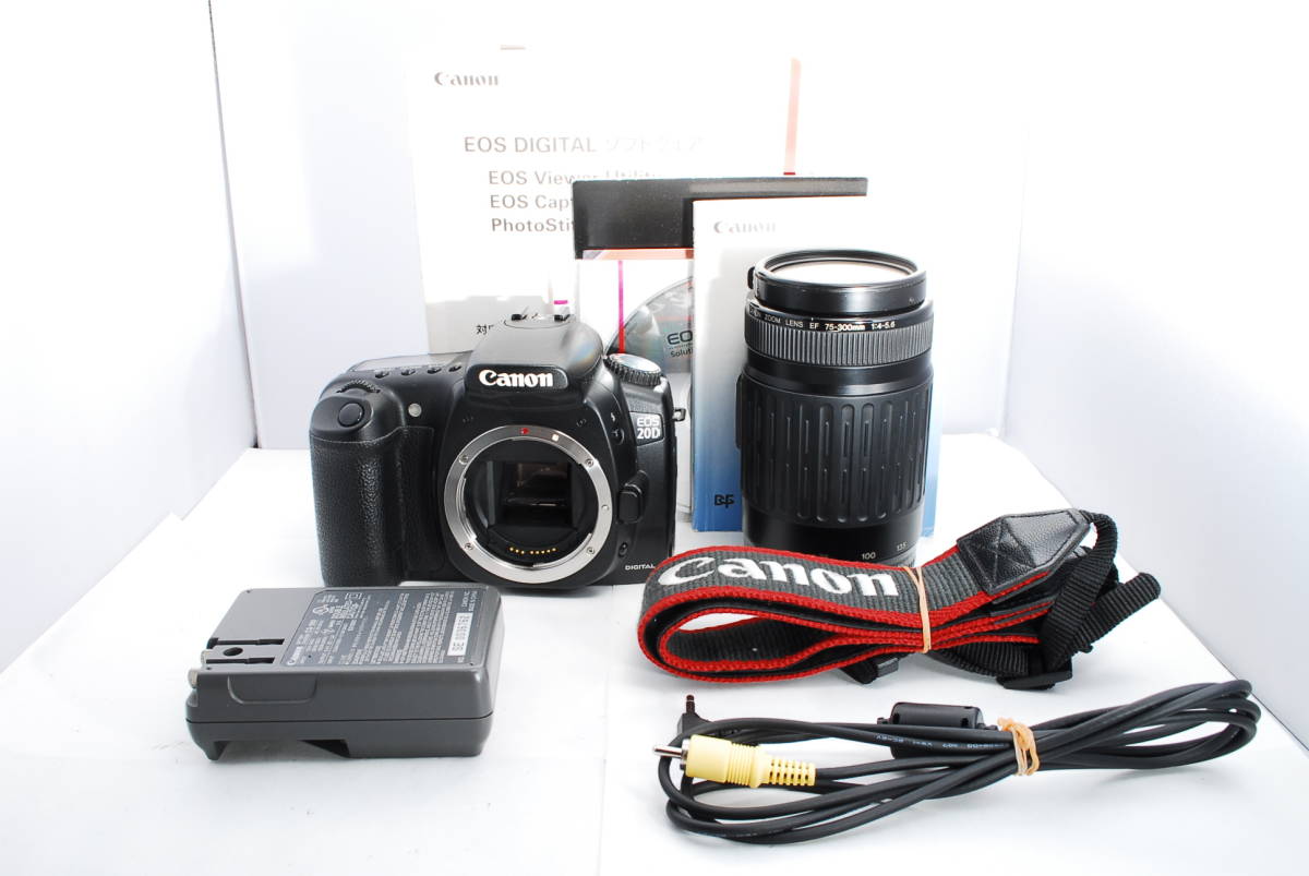 〓付属品多数 超望遠レンズ付き〓キヤノン Canon EOS 20D(キヤノン)｜売買されたオークション情報、yahooの商品情報をアーカイブ公開 - オークファン（aucfan.com）