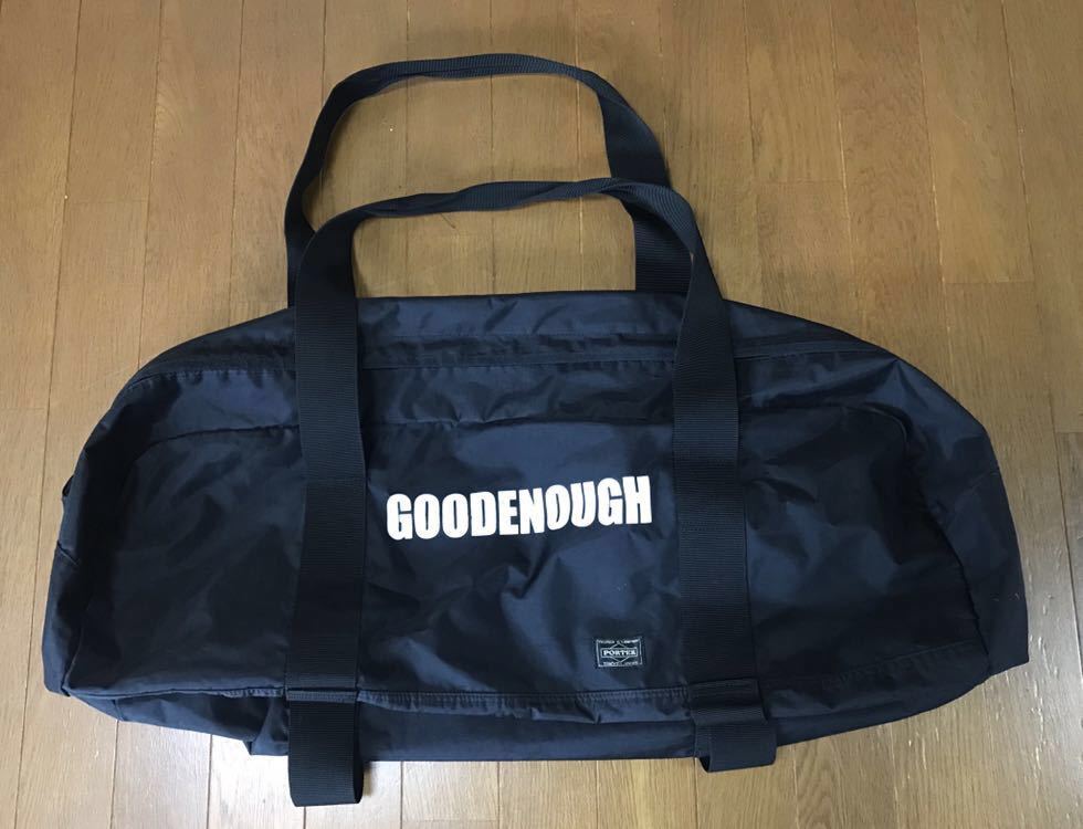 ポーター グッドイナフ ビッグ ボストンバッグ Wネーム コラボ PORTER GOODENOUGH 初期 レア ドラムバッグ トート(ボストンバッグ)｜売買されたオークション情報、yahoo ...