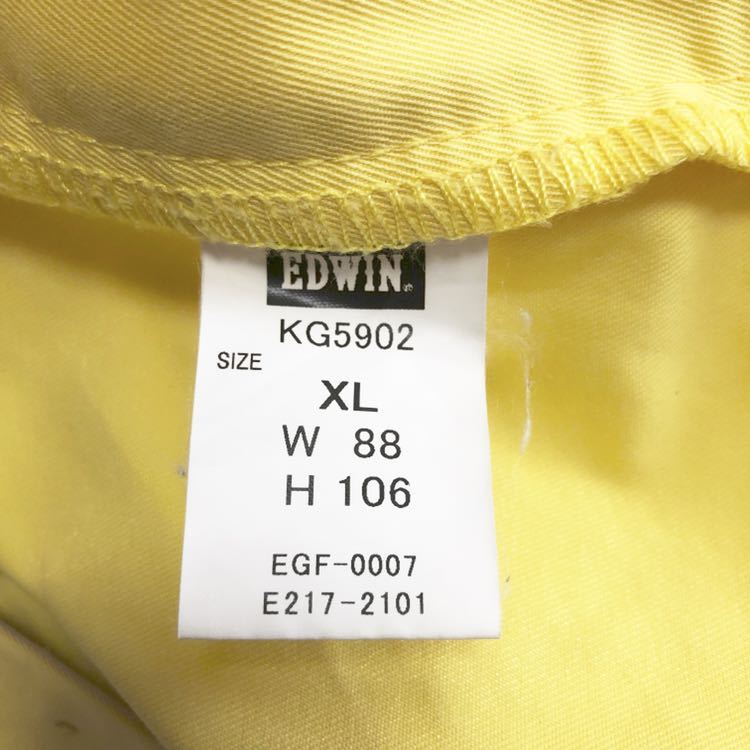 EDWIN GOLF エドウインゴルフ ロゴラベルワッペン サイド ティーホルダー付ポケット チノパンタイプ ハーフ丈 パンツ イエロー XL(90cm～)｜売買されたオークション情報 ...