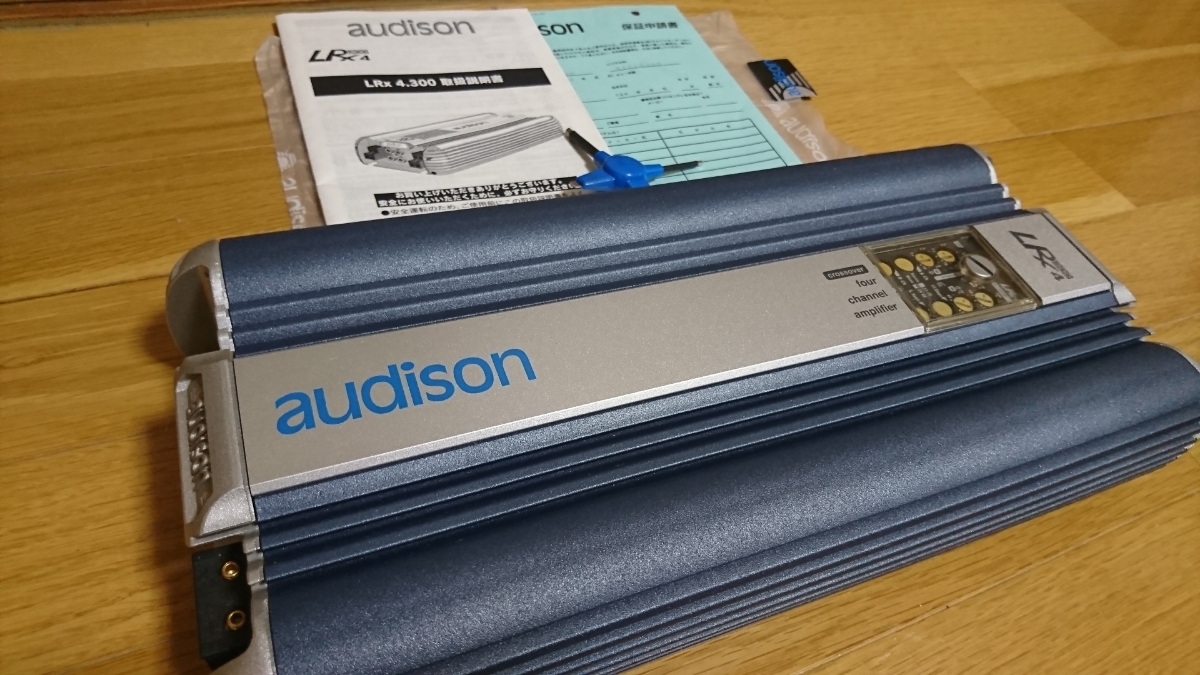 オーディソン audison LRx4.300 正規品 パワーアンプ(アンプ)｜売買されたオークション情報、yahooの商品情報をアーカイブ ...