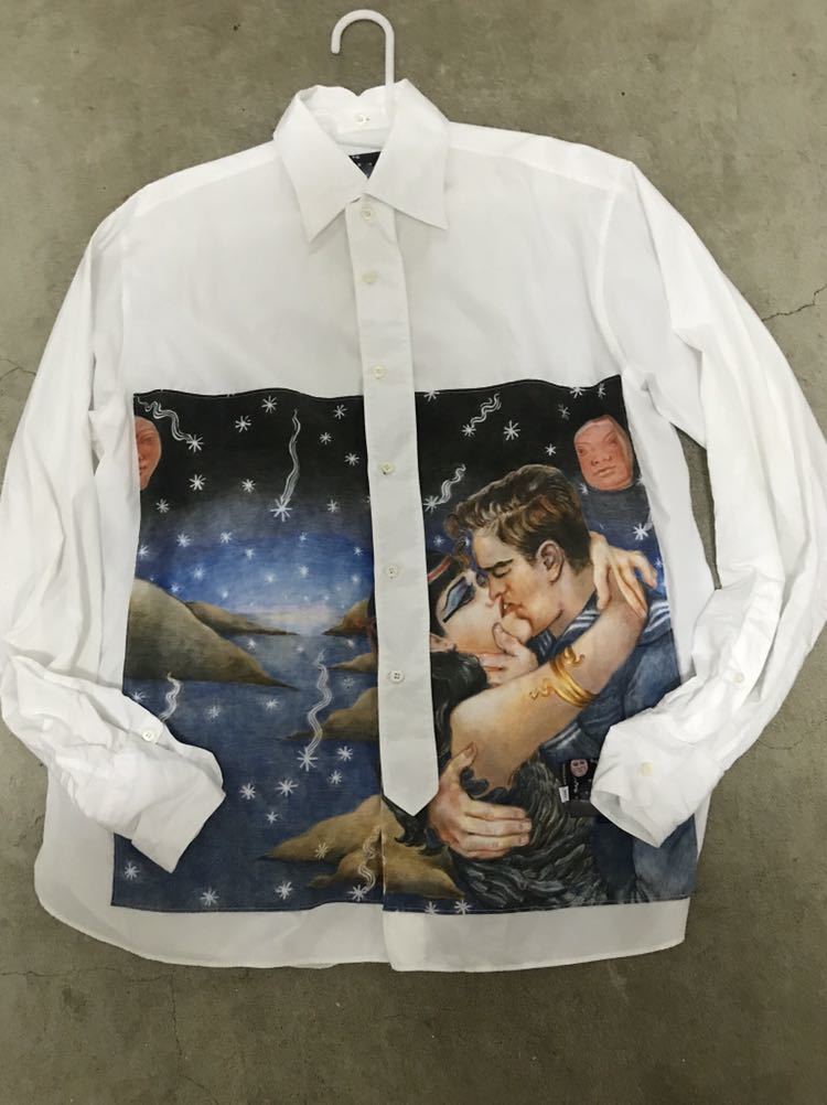 プラダ prada 16aw impossible true love シャツ カニエ エイサップロッキー着用 長袖 M(長袖シャツ)｜売買さ ...