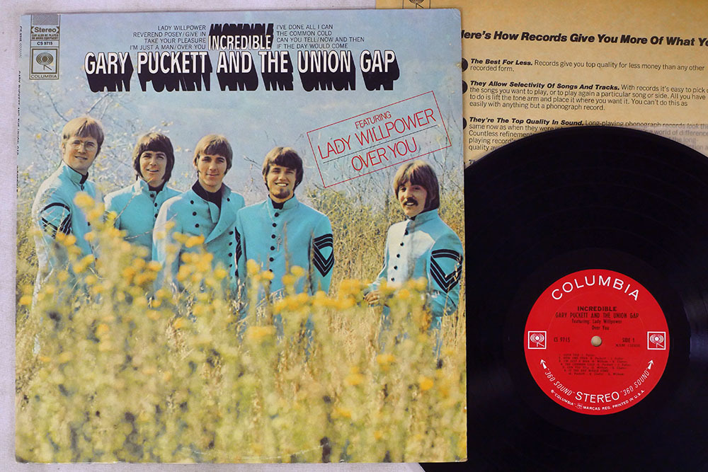 米 オリジナル GARY PUCKETT AND THE UNION GAP/INCREDIBLE/COLUMBIA CS 9715(G)｜売買されたオークション情報、yahooの商品情報を ...