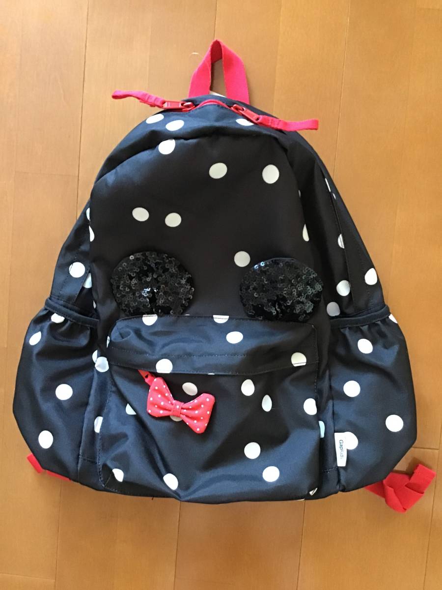 定価4900 GAP かわいいミニーちゃん ミニー リュックサック バックパック ギャップ×ディズニーコラボ 習い事 遠足(リュックサック)｜売買されたオークション情報、yahooの商品情報を ...
