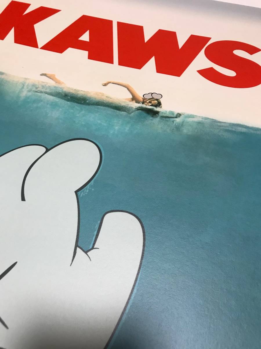 オマージュ作品 KAWS x JAWS リトグラフプリント カウズ COMPANION MEDICOM TOY 村上隆 BANKSY バンク ...