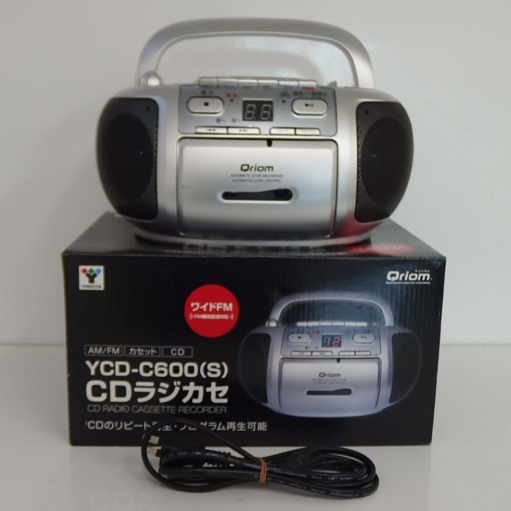 Hn567441 ヤマゼン CDラジカセ Qriom YCD-C600 YAMAZEN(ラジカセ)｜売買されたオークション情報、yahooの商品情報をアーカイブ公開 - オークファン ...