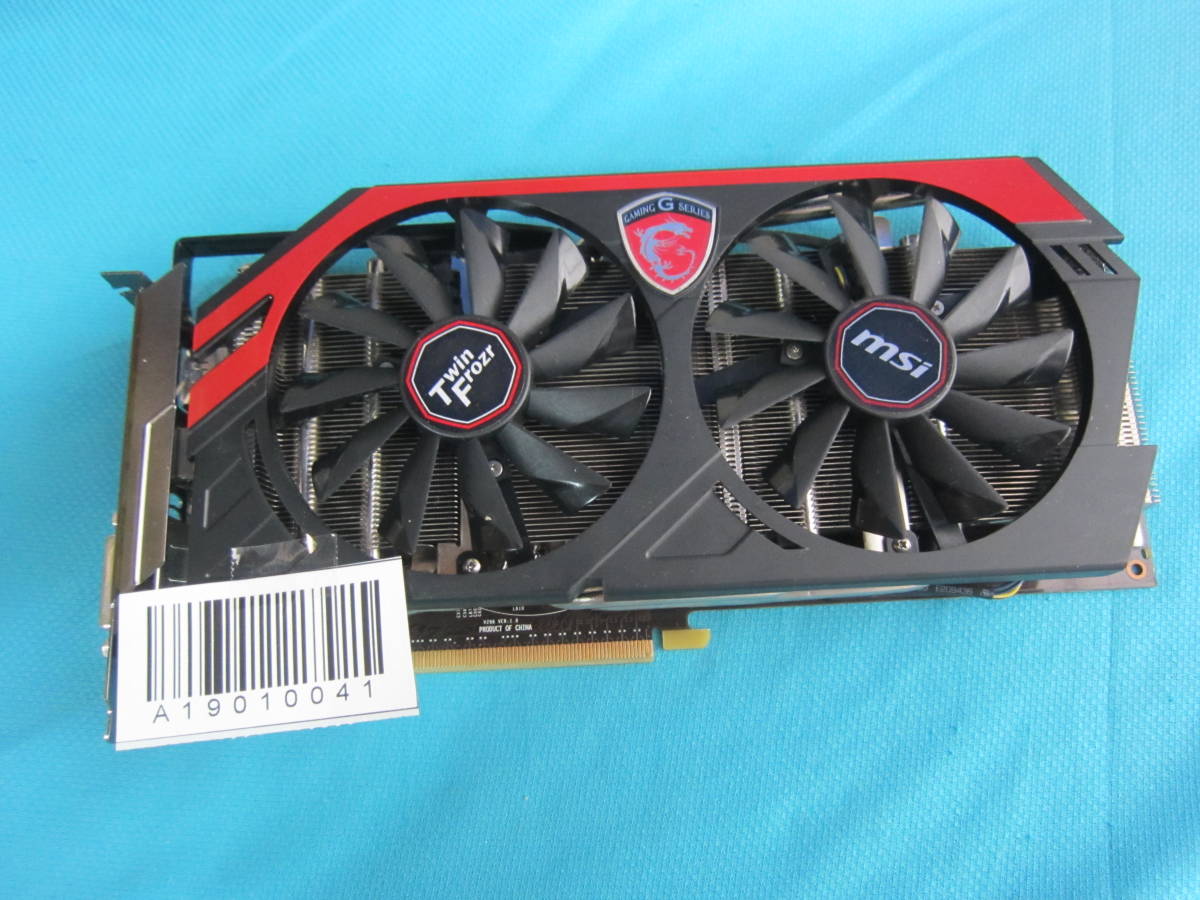 A19010041 msi / グラフィックボード / N780 TF 3GD5/OC / HDMI端子1ヶ所のみ の出力確認済み ジャンク ...